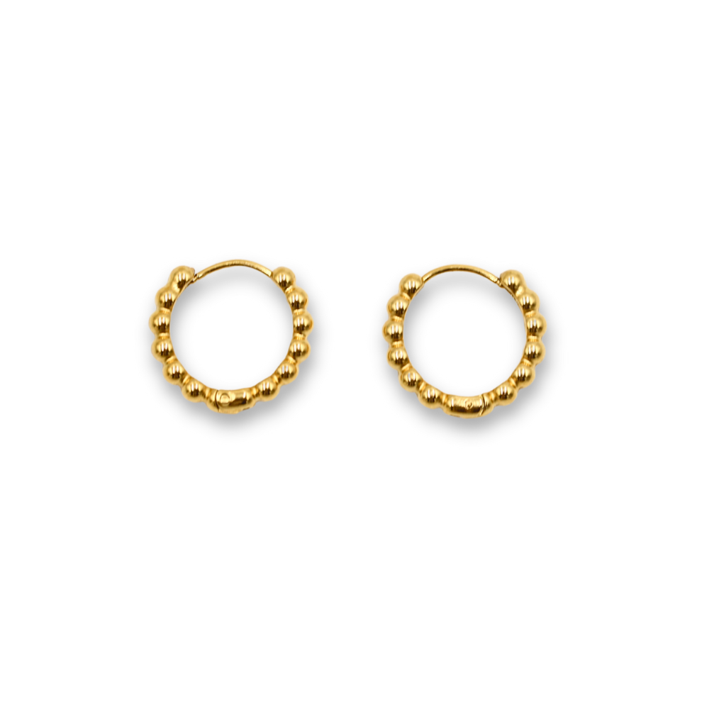 Dainty Bubble Hoops The Created 3782