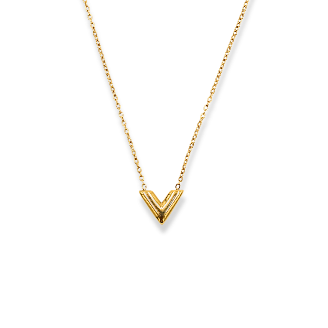 V-Shaped Necklace – The Created